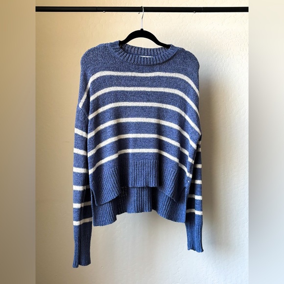 C&C California | Sweaters | Cc California Blue And White Striped ...